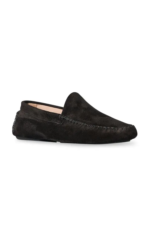 THE ROW Lucca Suede Loafers