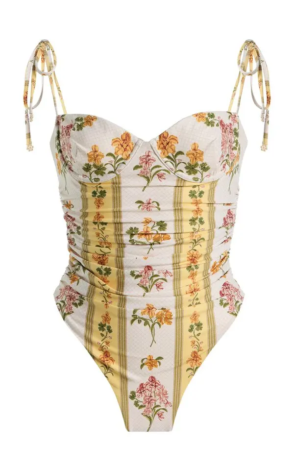 Agua Bendita Rabano Balconette One-piece - Yellow
