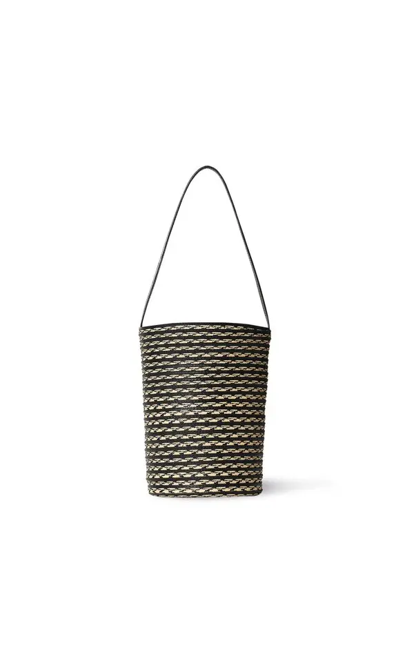 THE ROW Small N/s Beau Raffia Tote Bag - Multi
