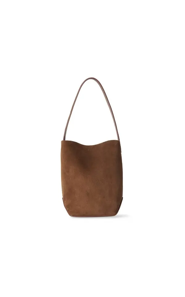 THE ROW Small N/s Park Edge Suede Tote Bag