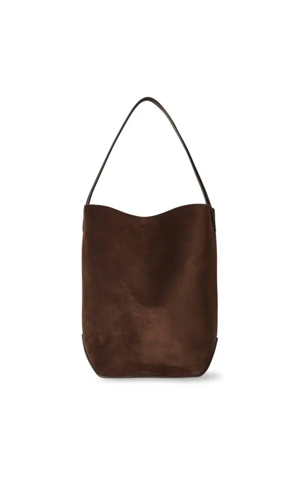 THE ROW Medium N/s Park Edge Suede Tote Bag