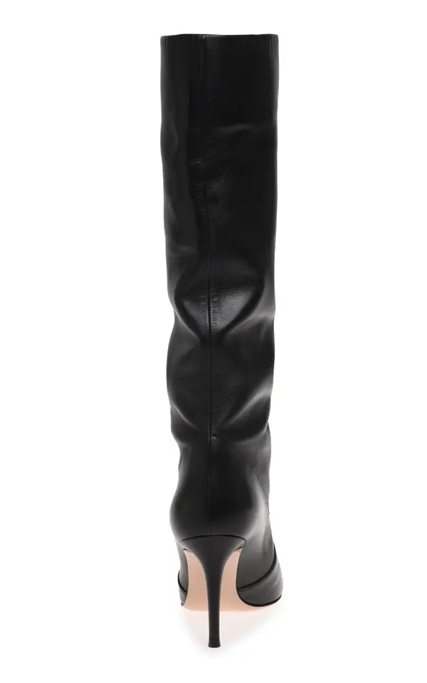 GIANVITO ROSSI Hansan Leather Knee Boots