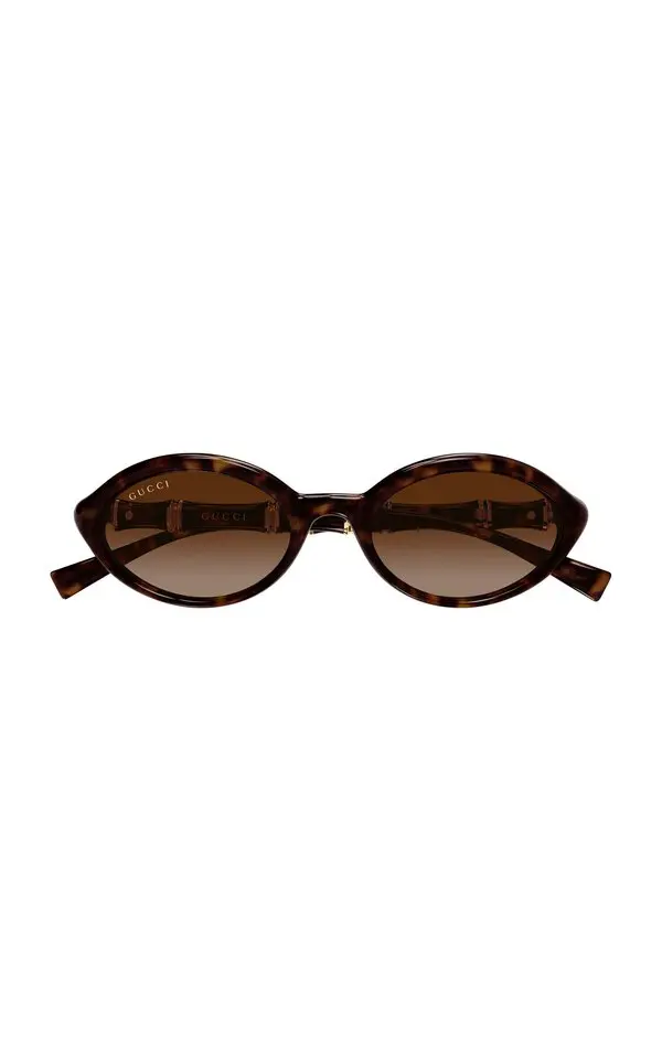 Gucci Cat-eye Acetate Sunglasses - Brown