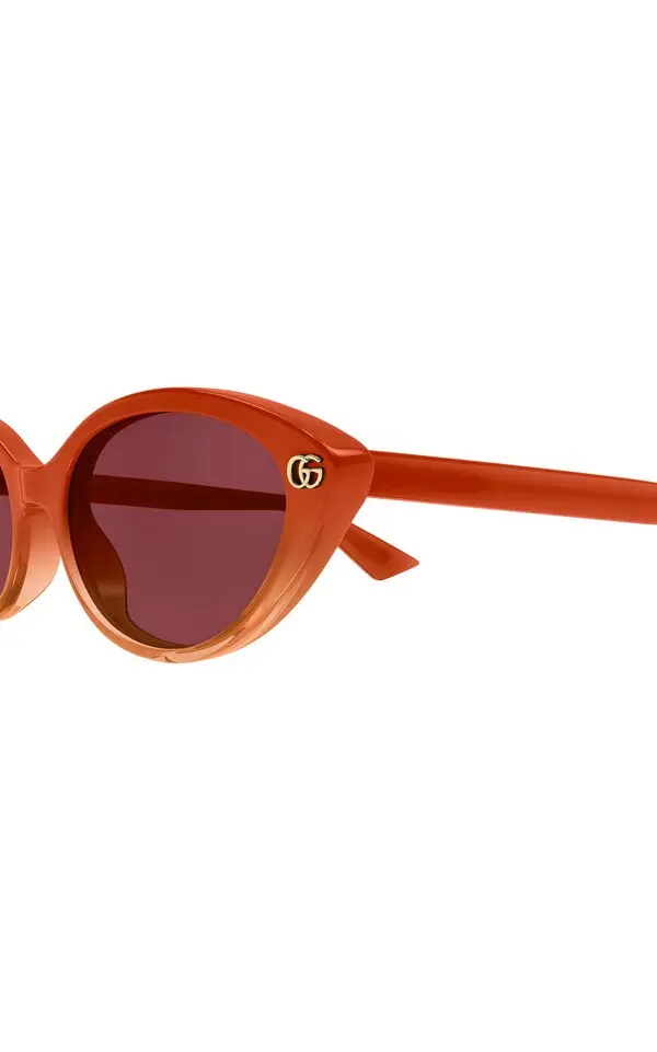 Gucci Cat-eye Acetate Sunglasses - Orange