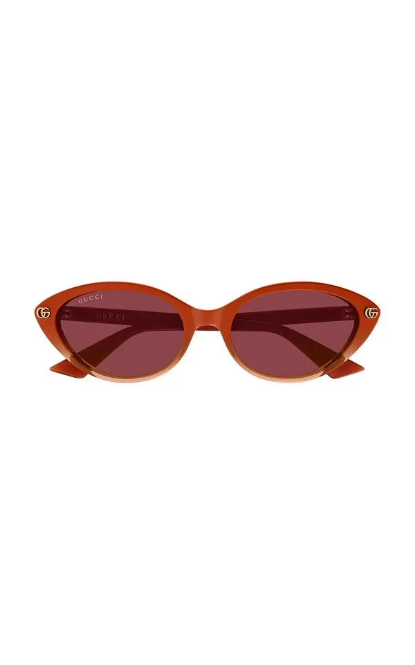 Gucci Cat-eye Acetate Sunglasses - Orange