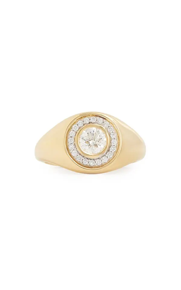 Jamie Wolf 18k Yellow And White Diamond Ring - Gold