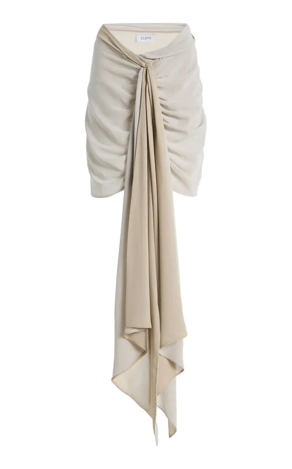 SLOAN Exclusive Georgette Mini Skirt