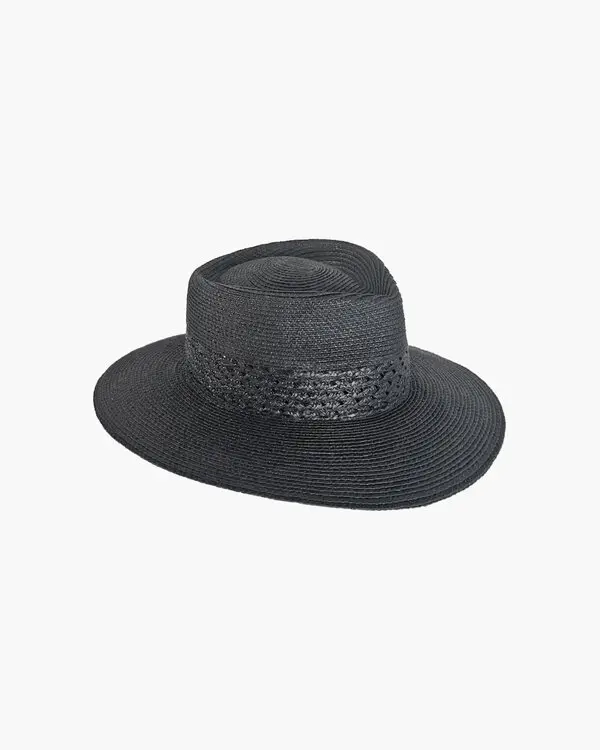 Eric Javits Mr. Squishee Bayou Fedora - Black