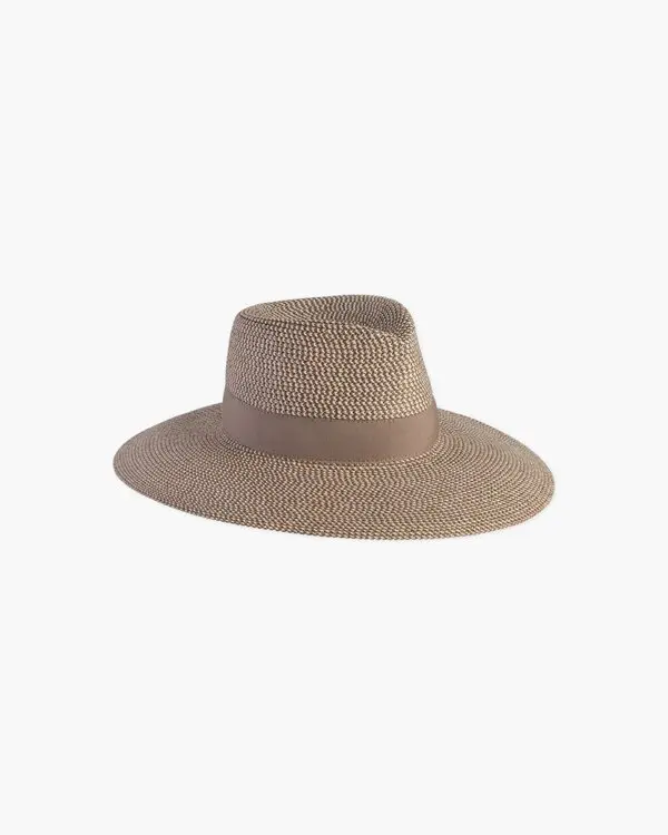Eric Javits Daphne Fedora Hat With Upf 50+ Protection - Latte
