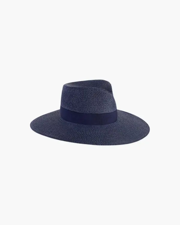 Eric Javits Daphne Fedora Hat Upf 50 - Navy