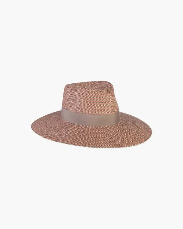 Eric Javits Squishee Fedora Hat Brim, Upf 50+ Protection - Shrimp