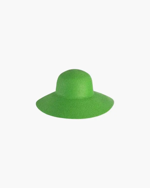 Eric Javits Hampton Limited Edition Squishee Straw Hat - Lime