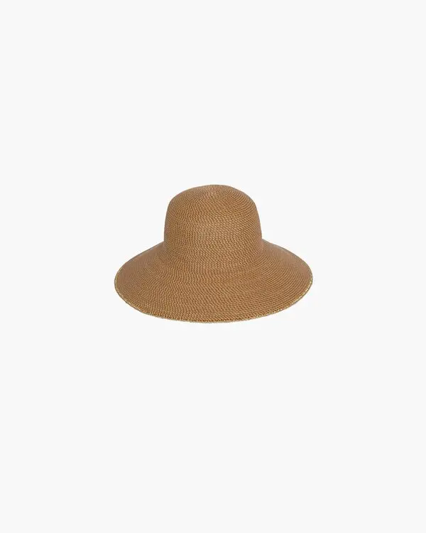 Eric Javits Hampton Squishee Straw Hat - Natural Gold