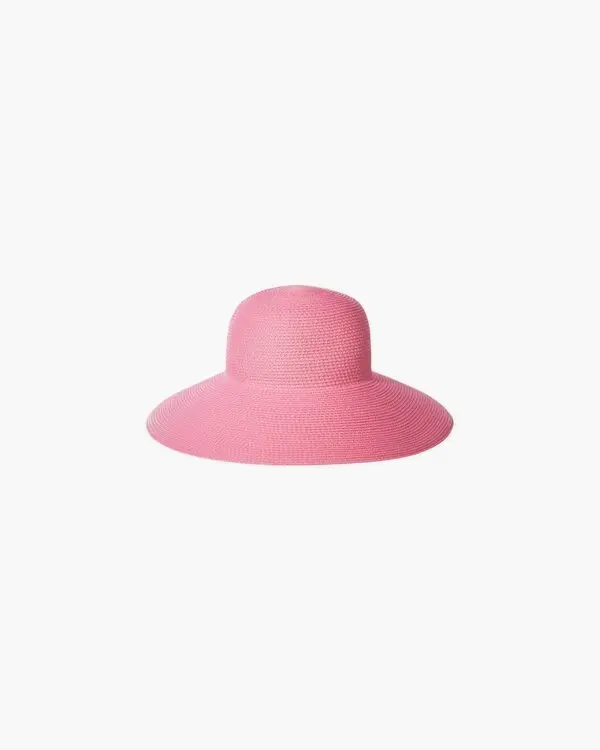 Eric Javits Hampton Squishee Straw Hat - Pop Pink
