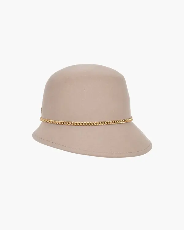 Eric Javits Chain Cloche Hat - Bone