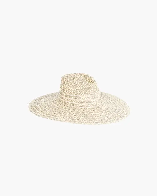 Eric Javits Squishee Fedora Hat - Cream