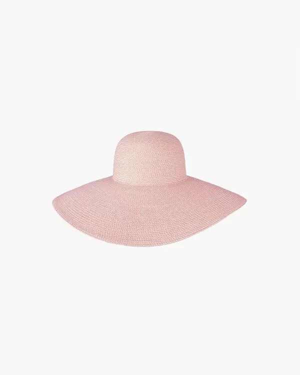 Eric Javits Wide Brim Sun Hat - Baby Pink