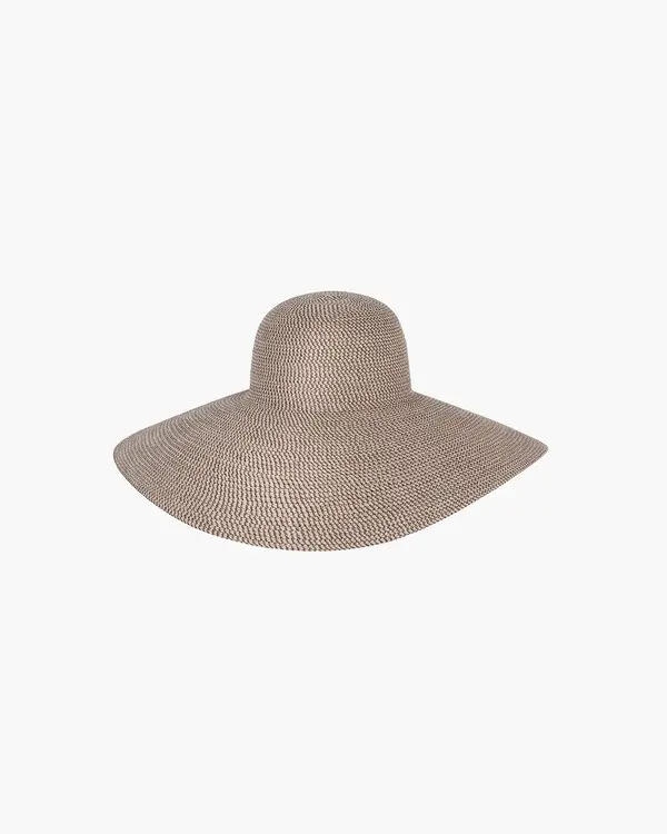 Eric Javits Wide Brim Sun Hat - Bark