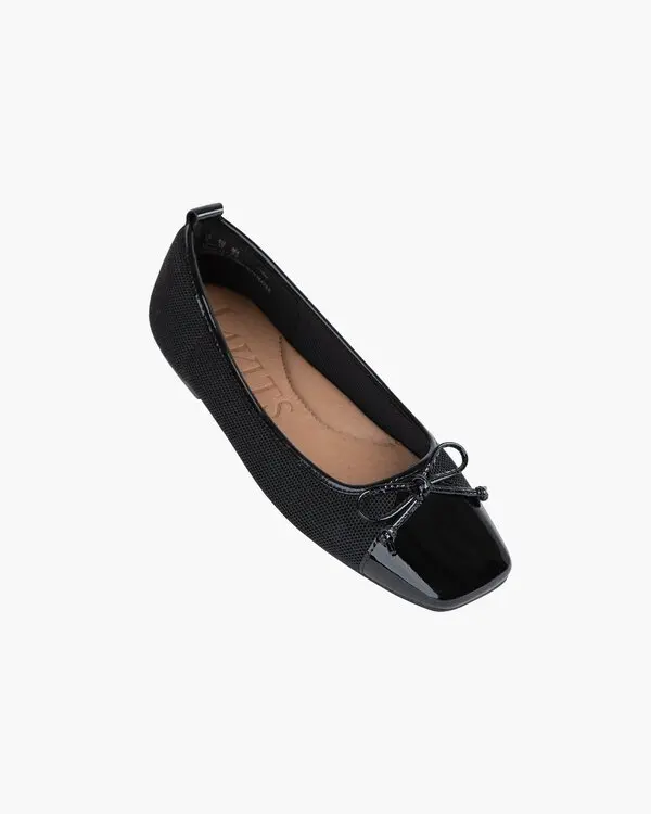 Eric Javits Parris Ballet Flat - Black