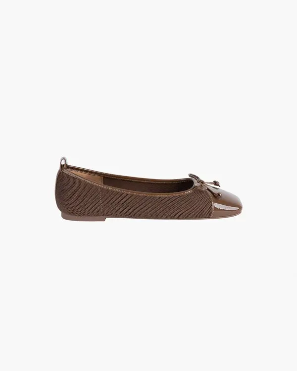 Eric Javits Parris Ballet Flat - Cafe