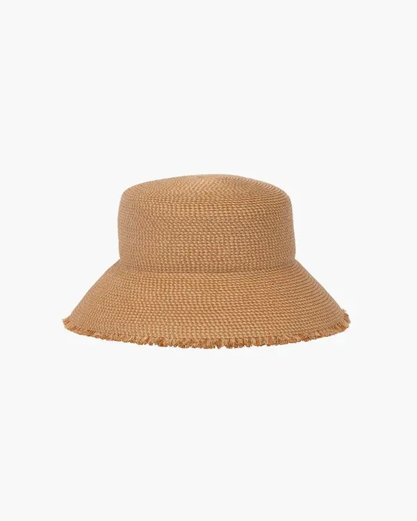 Eric Javits Squishee Raffia Bucket Hat - Natural