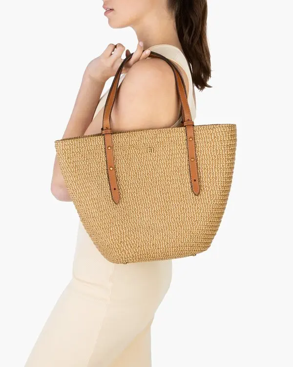Eric Javits Eureka Squishee Straw Tote
