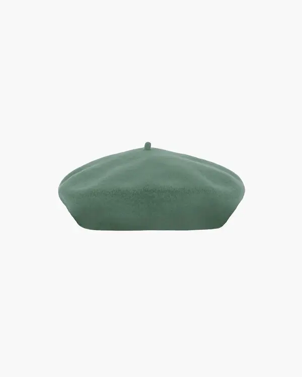 Eric Javits Wool Beret - Basil