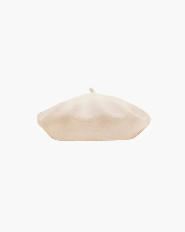 Eric Javits Wool Beret - Cream