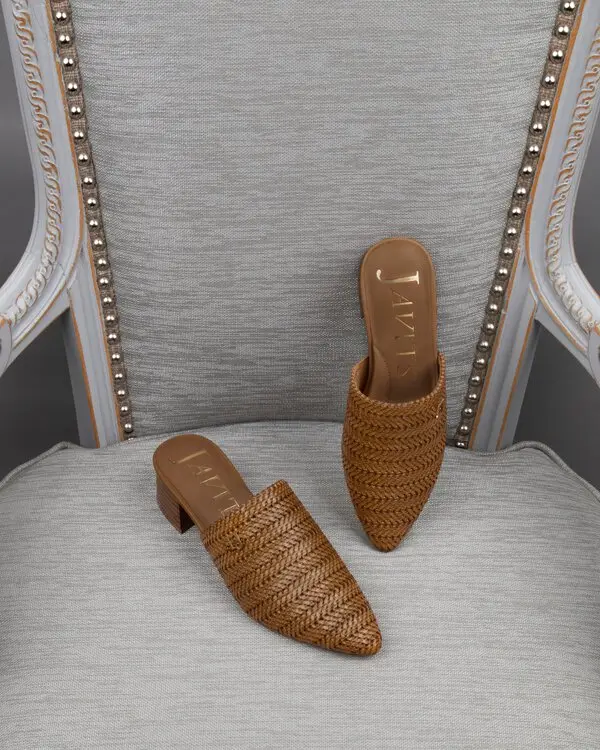 Eric Javits Aura Mule - Saddle