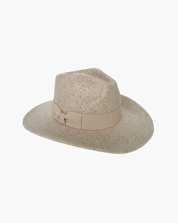 Eric Javits Fedora Hat - Bone