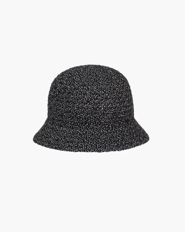 Eric Javits Shenia Pith Cloche Hat - Gun Metal