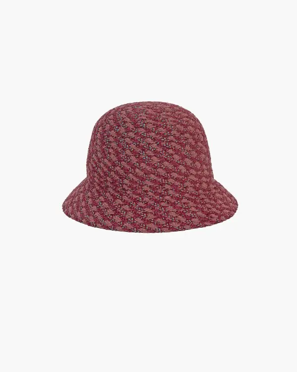 Eric Javits Shenia Pith Cloche Hat - Rose Mix