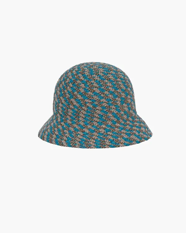 Eric Javits Shenia Pith Cloche Hat - Turk Mix