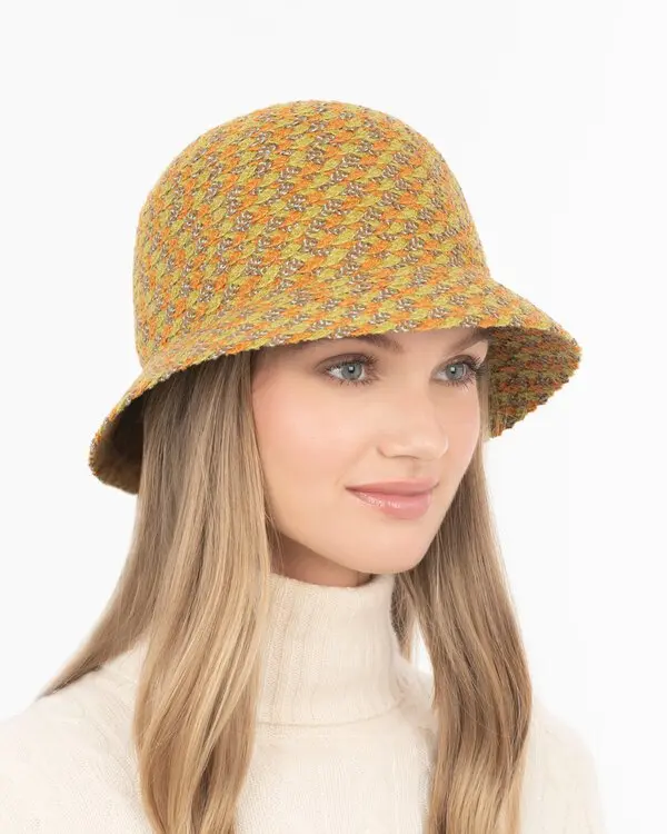 Eric Javits Cloche Hat - Violet Mix