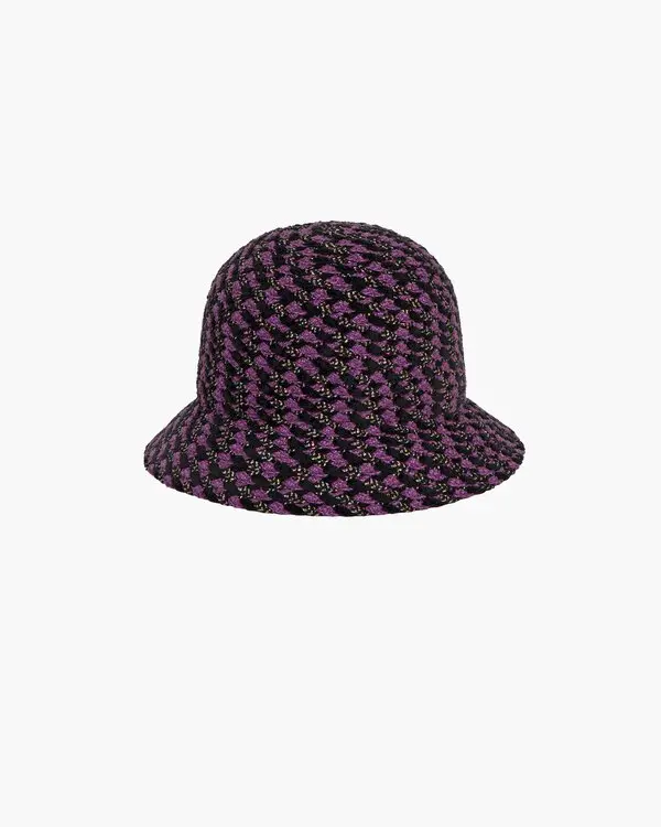 Eric Javits Shenia Pith Cloche Hat - Violet
