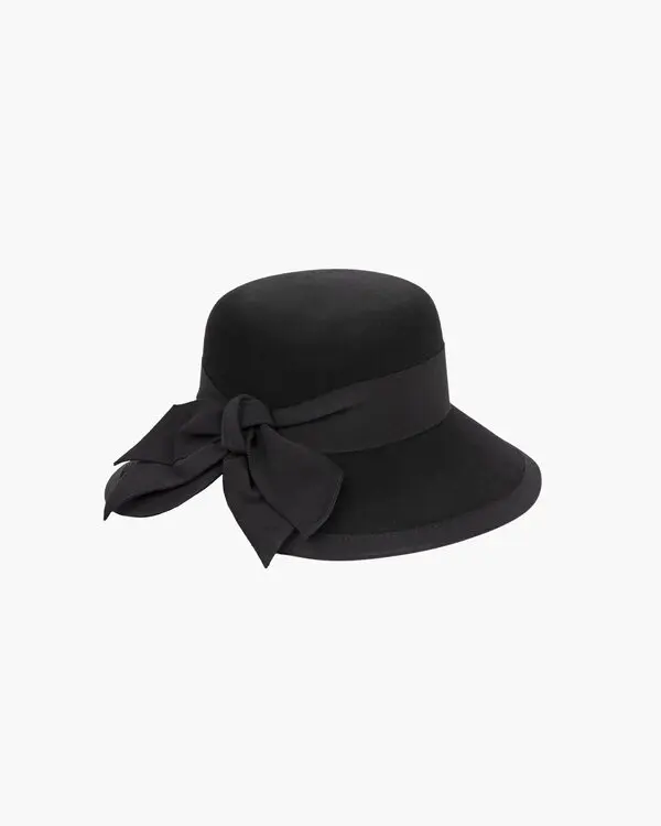 Eric Javits Diva D'hiver Felt Hat - Black