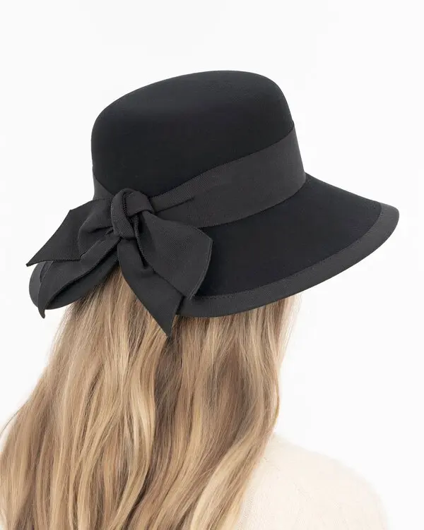 Eric Javits Diva D'hiver Felt Hat - Black