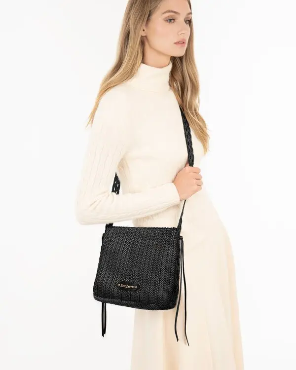 Eric Javits Crossbody Bag - Saddle