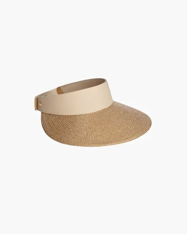 Eric Javits Champ Ii Visor - Gold/sand