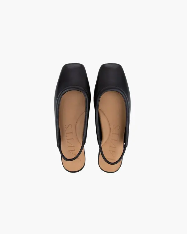 Eric Javits Peyton Leather Flat Shoes