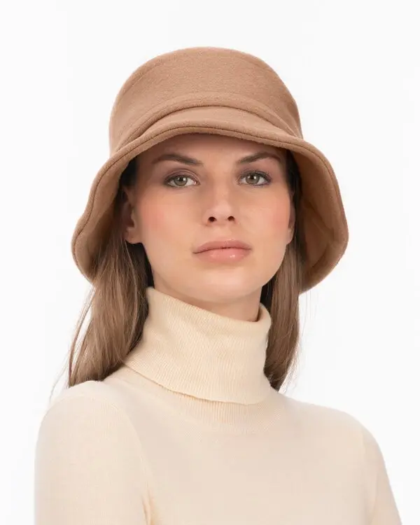 Eric Javits Alexis Bucket Hat - Café Au Lait