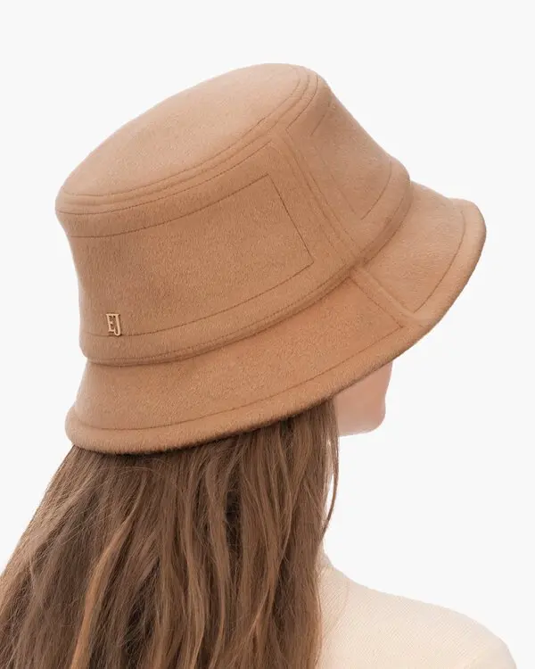 Eric Javits Alexis Bucket Hat - Café Au Lait