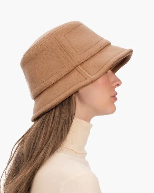Eric Javits Alexis Bucket Hat - Café Au Lait