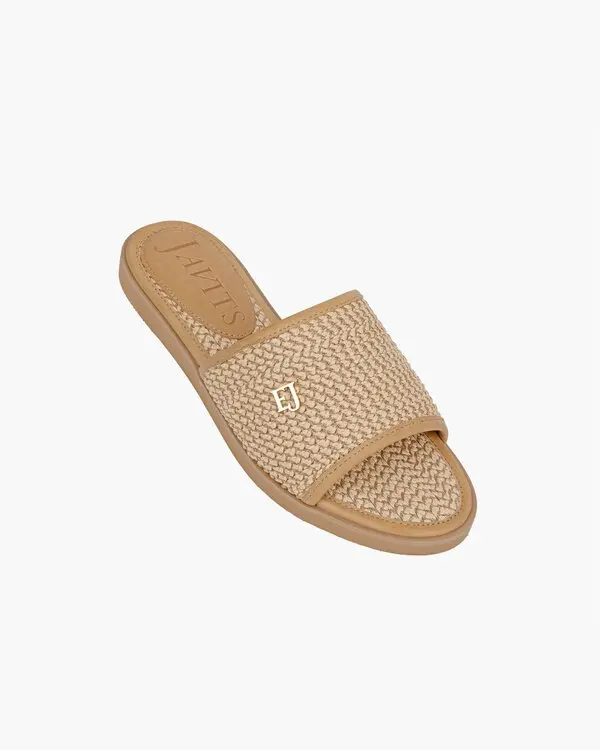 Eric Javits Squishee Raffia Slide Sandal