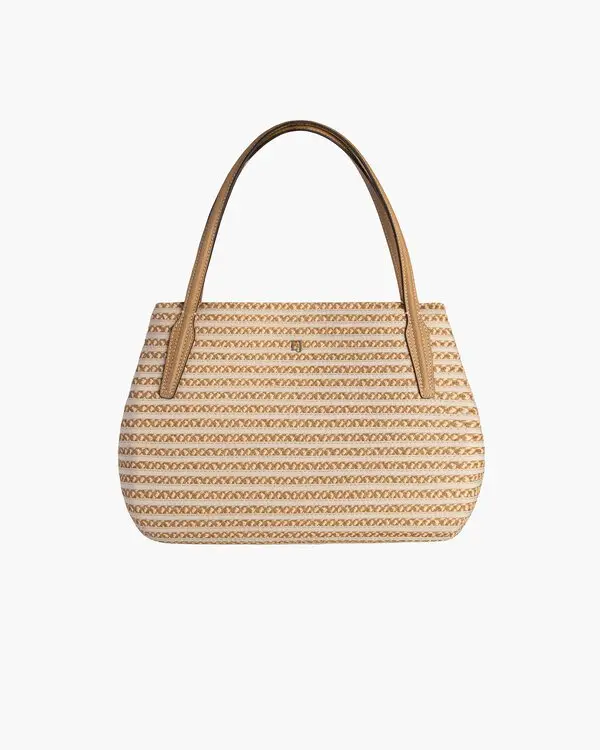 Eric Javits Squishee Isla Straw Tote - Original Peanut