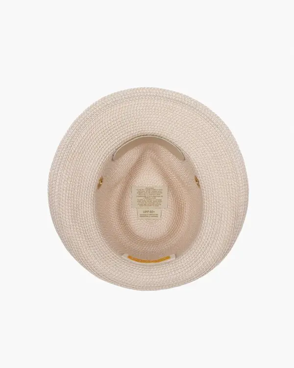 Eric Javits Twilly Classic Sun Hat With Removable Scarf - Cream