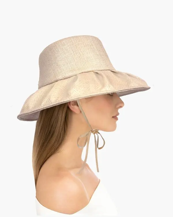Eric Javits Straw Sun Hat - Fuchsia