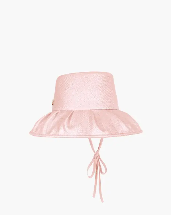Eric Javits Straw Sun Hat - Light Pink