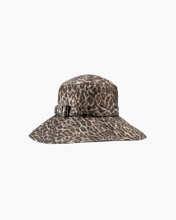 Eric Javits Kaya Rain Hat - Leopard