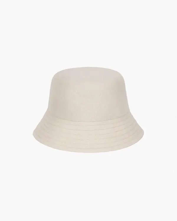 Eric Javits Wool Bucket Hat - Soft Cream
